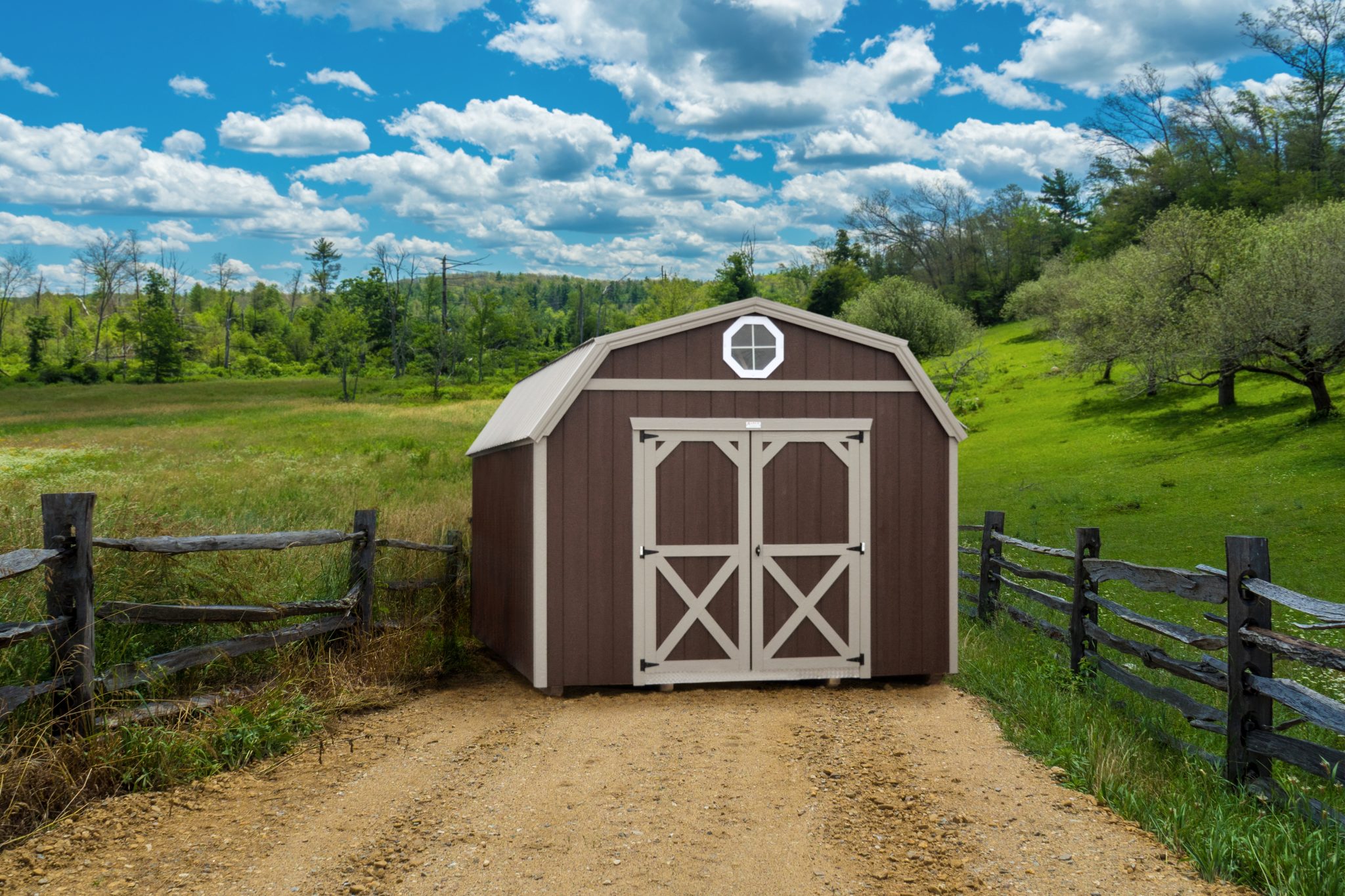 Lofted Gambrel Barns - Raber Storage Barns
